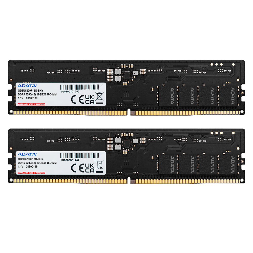 GOLD DDR5 5200 U-DIMM Memory Module | ADATA (Indonesia)