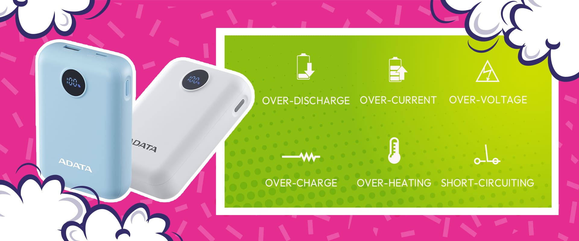 C100 Digital Display Power Bank | ADATA (Taiwan)