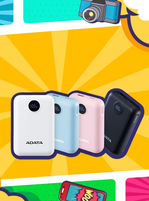 C100 Digital Display Power Bank | ADATA (Taiwan)