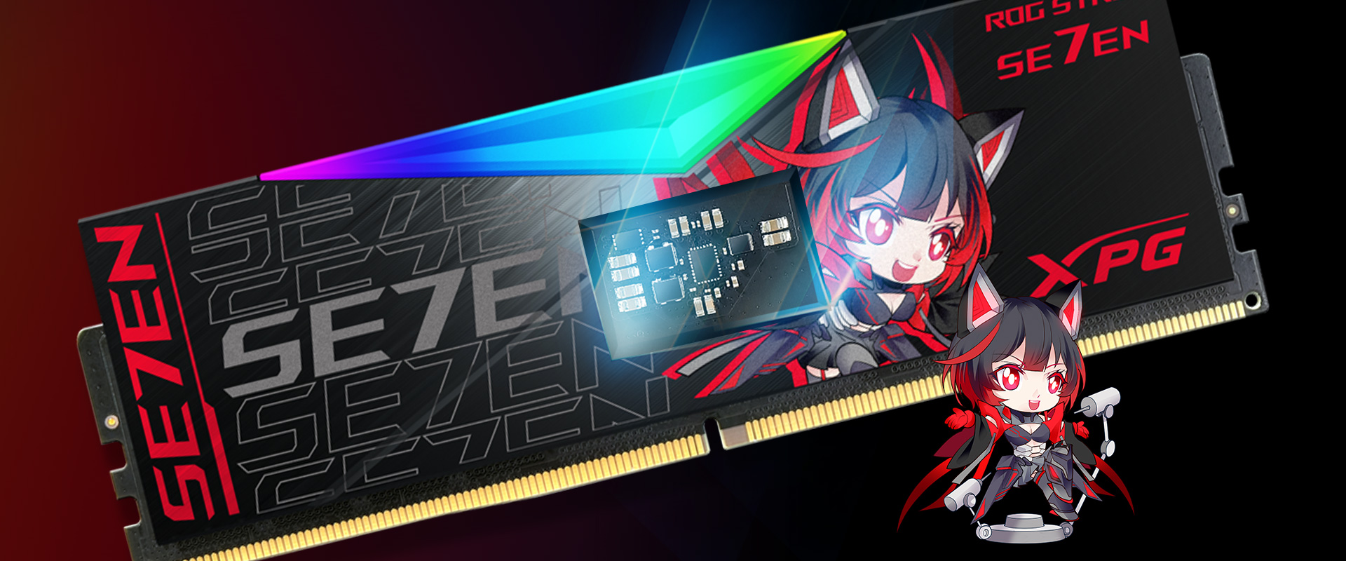 LANCER RGB ROG RO姬聯名版 DDR5 電競記憶體 | XPG