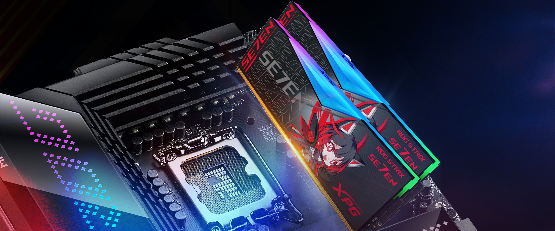 LANCER RGB ROG RO姬聯名版 DDR5 電競記憶體 | XPG