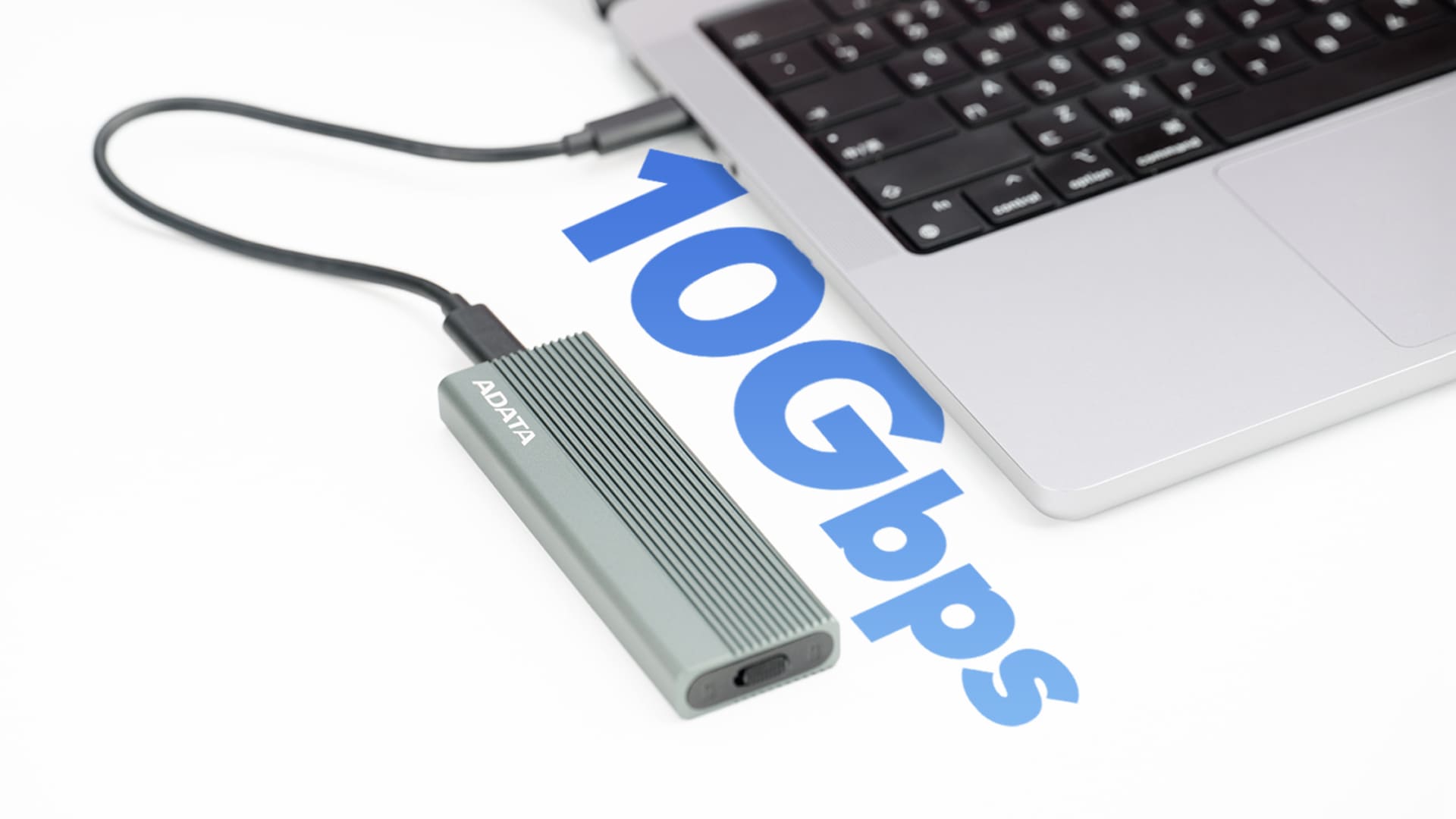 CASE ADATA ENCLOSURE para SSD M.2 PCI Express USB-C