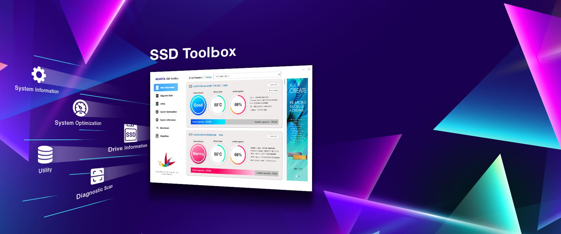 GAMMIX S60 PRO PCIe Gen4 x4 M.2 2280固態硬碟