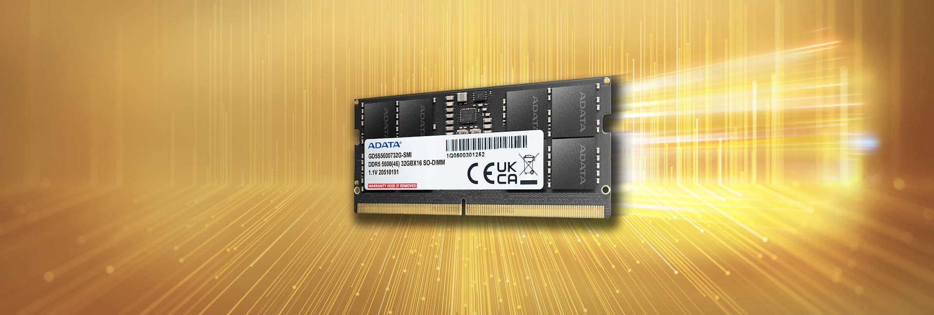 GOLD DDR5 5600 SO-DIMM 記憶體模組 | ADATA (Taiwan)