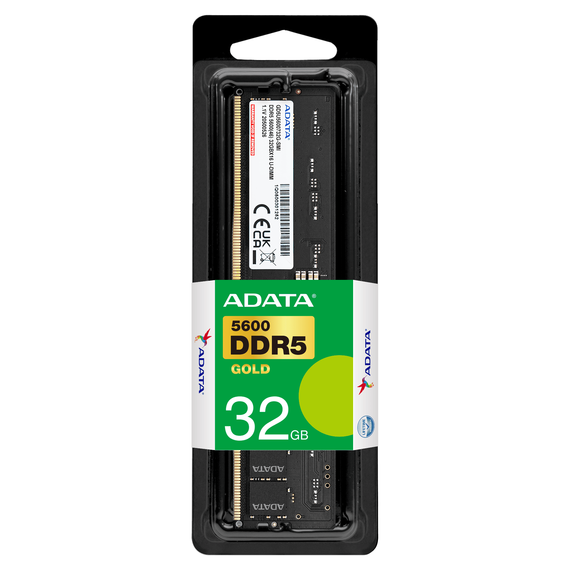 GOLD DDR5 5600 U-DIMM 記憶體模組 | ADATA (Taiwan)