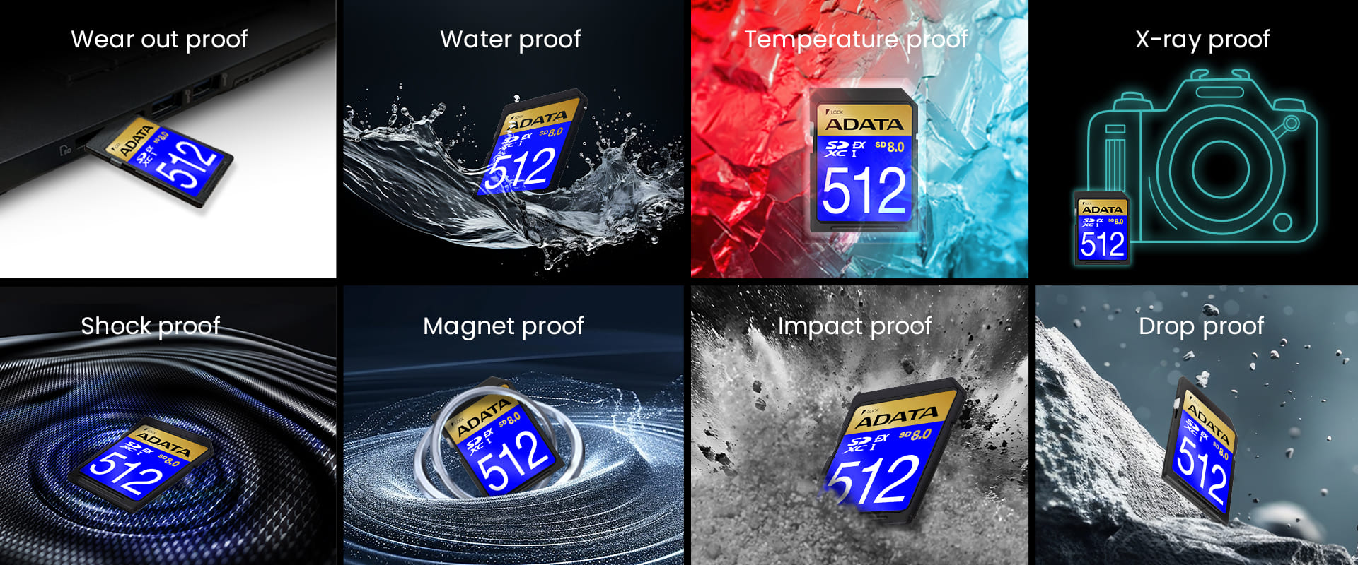 ADATA SDXC SD8.0 EXPRESS Memory Card (Global)