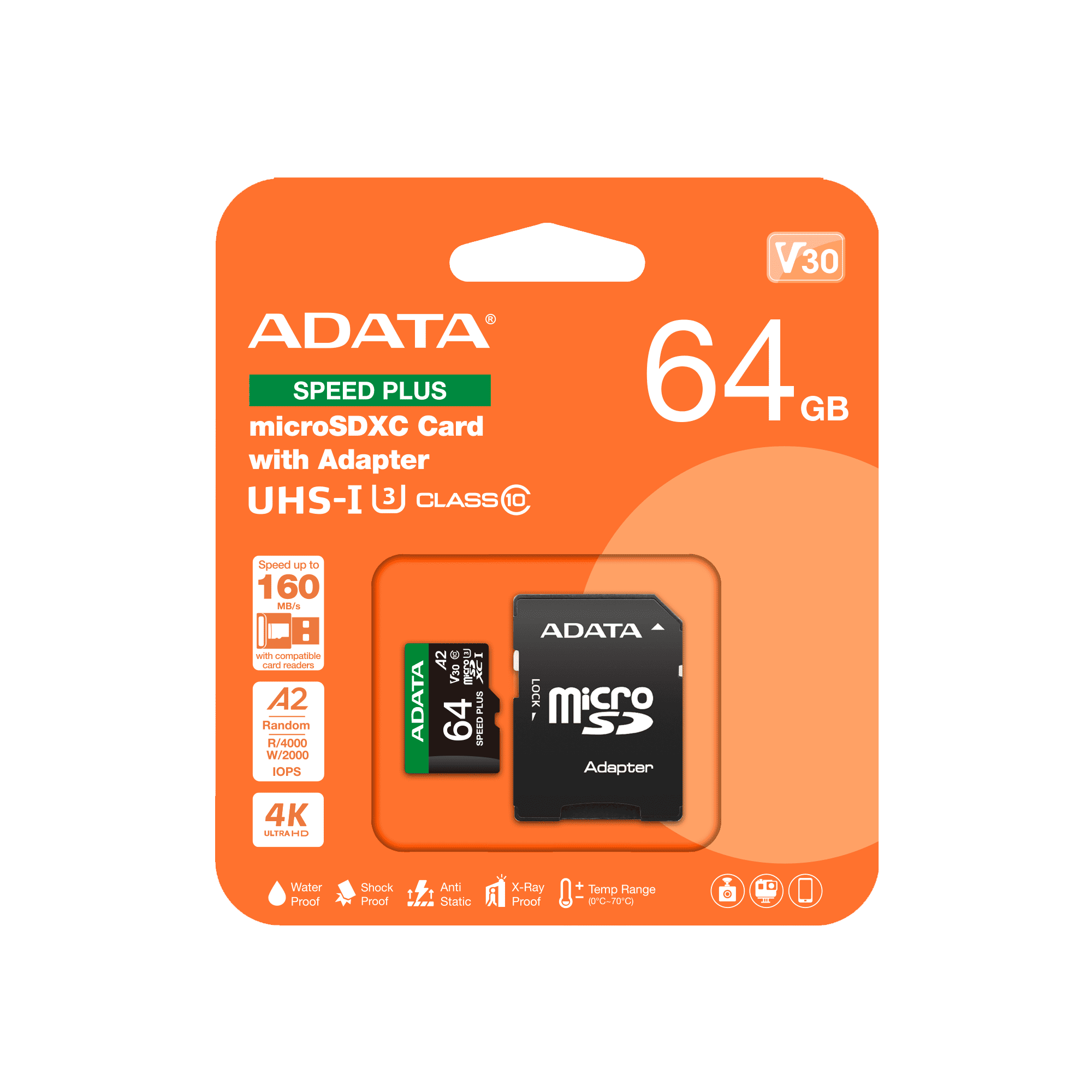 Tarjeta SPEED PLUS microSDXC UHS-I U3 Clase 10 (Mexico)